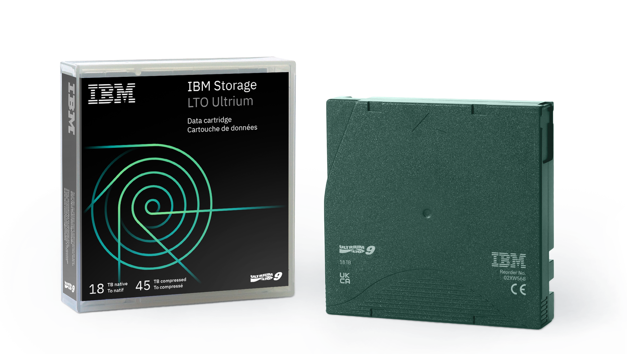 IBM LTO-9 Ultrium Data Cartridge LTO9 02XW568 | LTO World